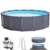 Intex Graphite Frame Pool 26384 - 478x124cm Set inkl. Sandfilter