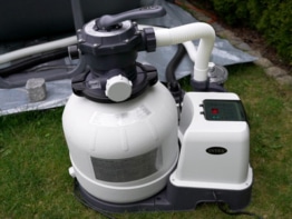 Intex Salzwassersystem QX 2600 | 26680 + Sandfilter Kombo Krystal Clear ...