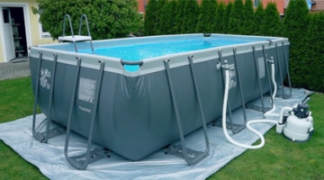 Pool Untergrund: Begradigen | Bodenplatte | Dämmung | Gefälle