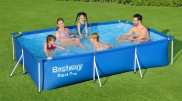 Bestway Pool 2x3m | Frame Aufstellpool 200x300x66 cm | Poolpanda