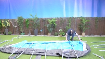 Pool Rattan Optik - Elegante Bestway Pools inklusive Set