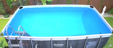 Pool Rattan Optik - Elegante Bestway Pools inklusive Set