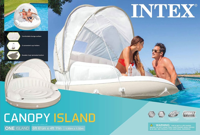 Pool Insel von Intex | Canopy Island | Poolpanda