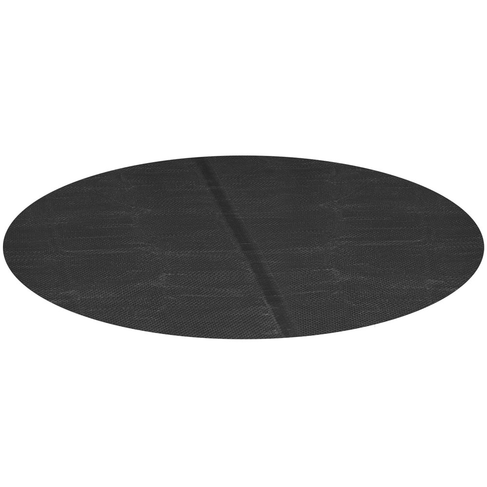 Miganeo Pool Solarfolie 500 cm rund | 180my schwarz | 12mm Luftblasen ...